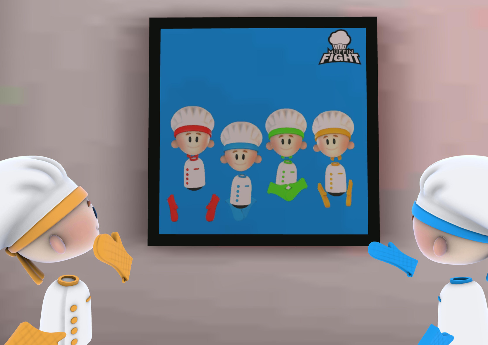 Muffin Fight - The ultimate food fight — no cleanup required!